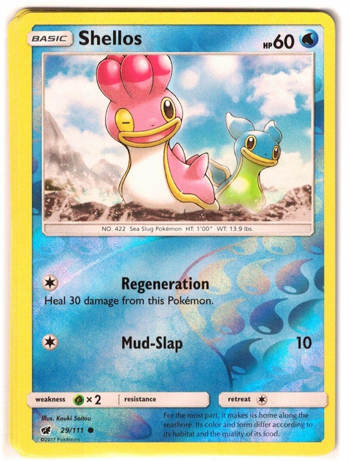 Shellos [Reverse Holo] #29 Prices | Pokemon Crimson Invasion | Pokemon Cards