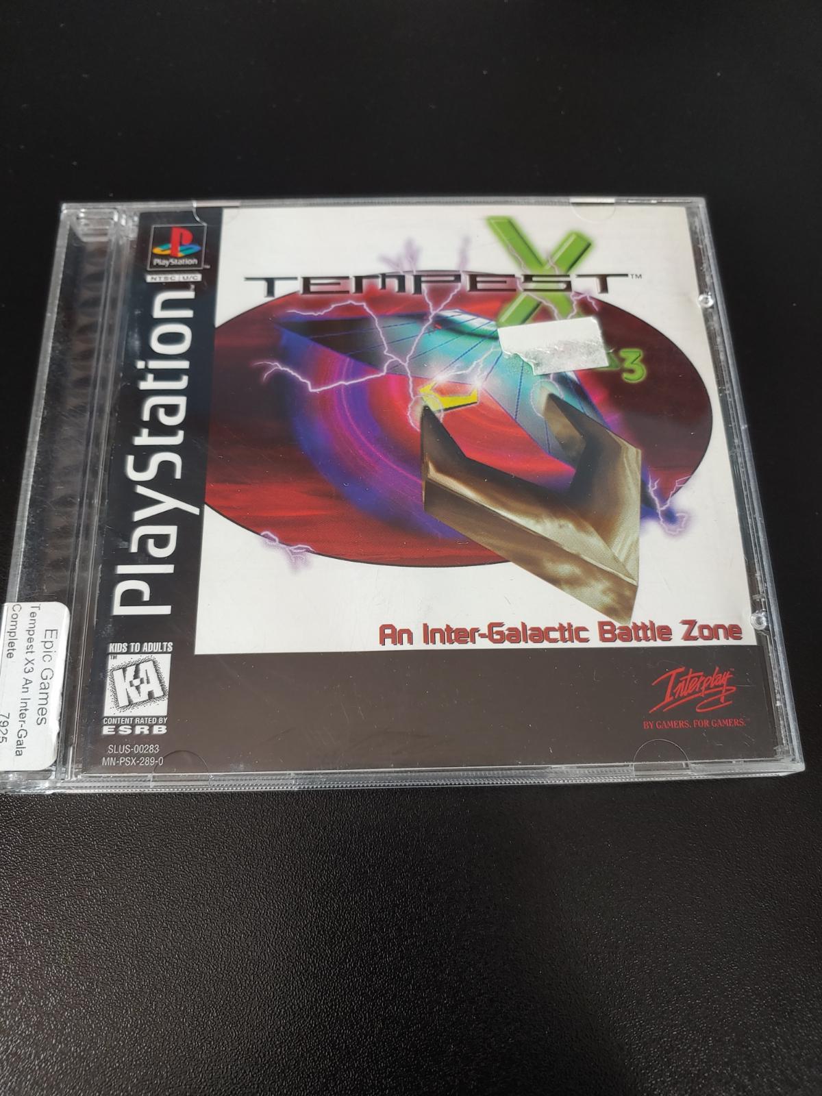 Tempest X3 An Inter-Galactic Battle Zone | Item, Box, and Manual ...