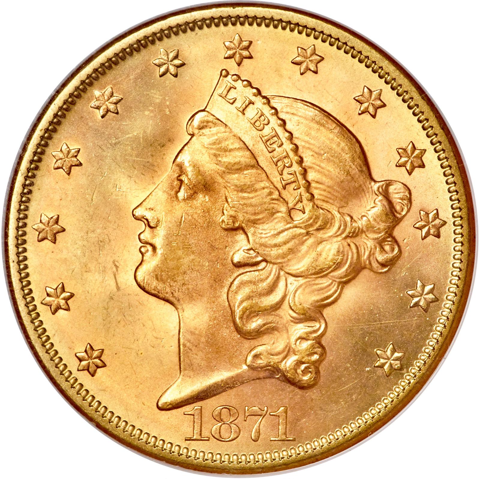 1871 Liberty Head Gold Double Eagle Prices | Ungraded, NGC, PCGS Values