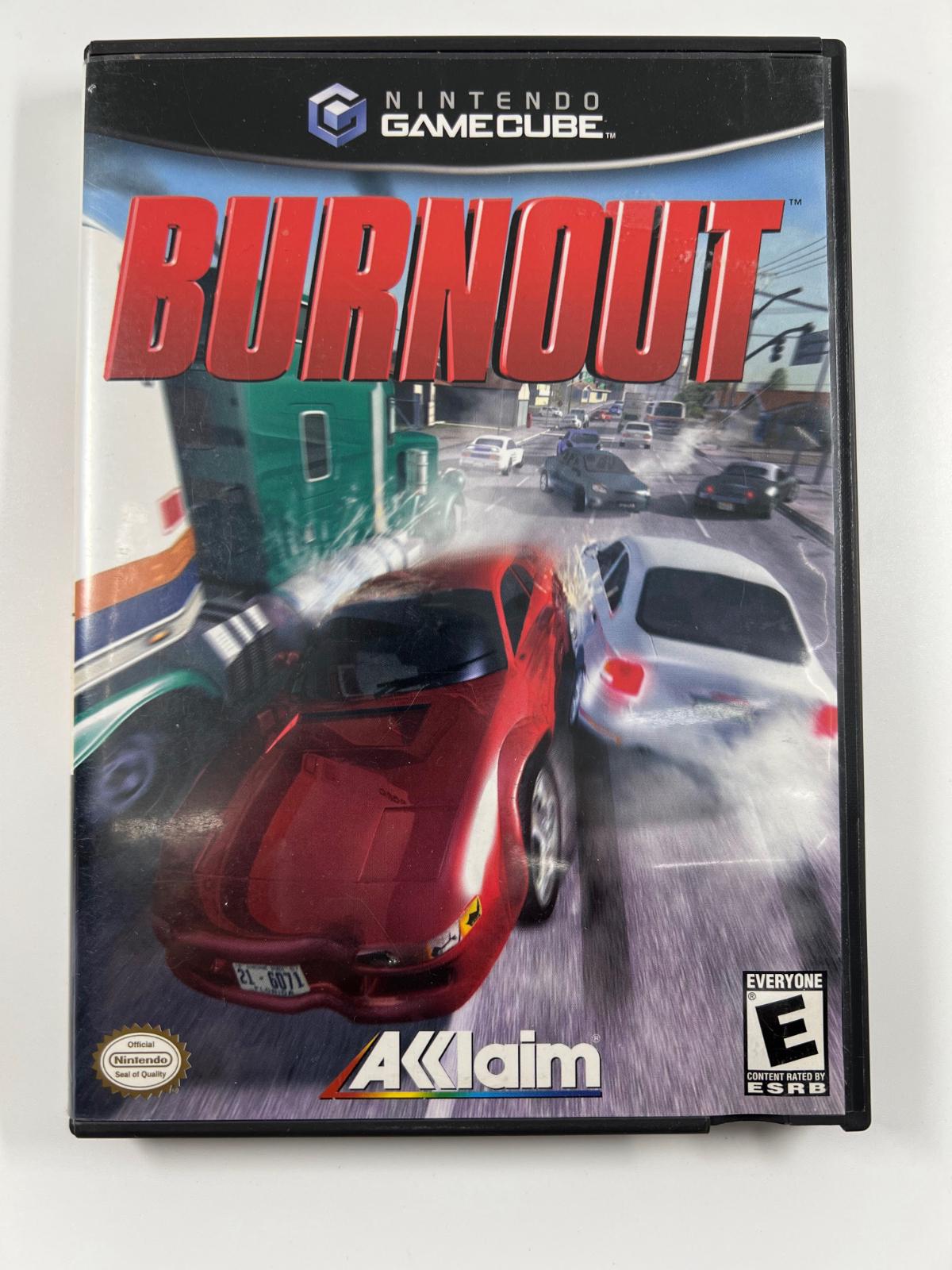 Burnout | Item, Box, and Manual | Gamecube