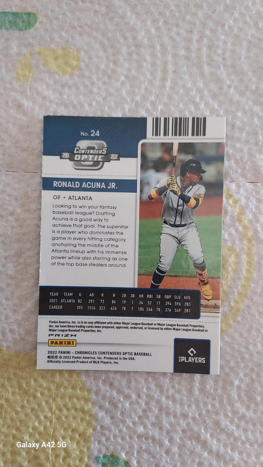 Ronald Acuna Jr. #24 Prices | 2022 Panini Chronicles Contenders Optic ...