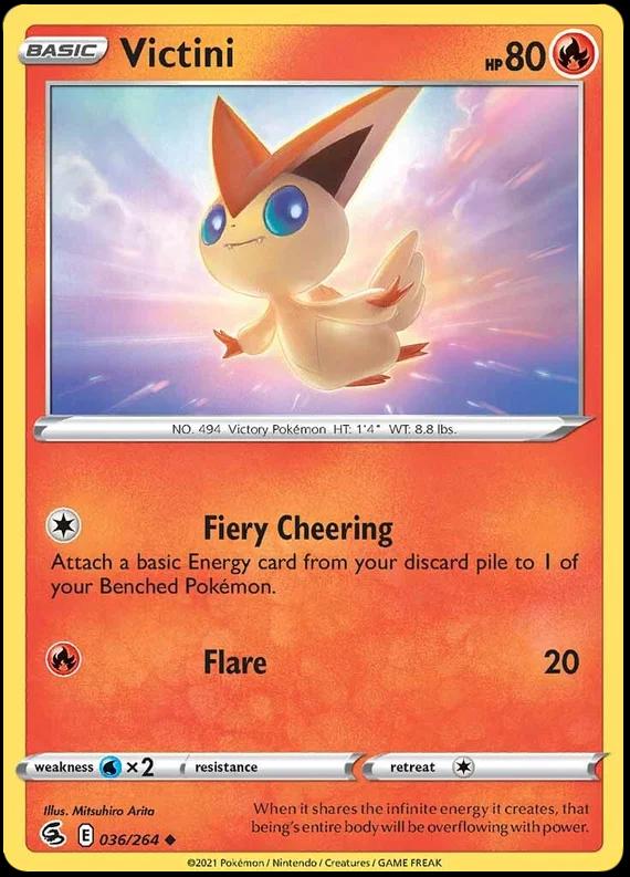 Victini #36 Prices | Pokemon Fusion Strike | Pokemon Cards