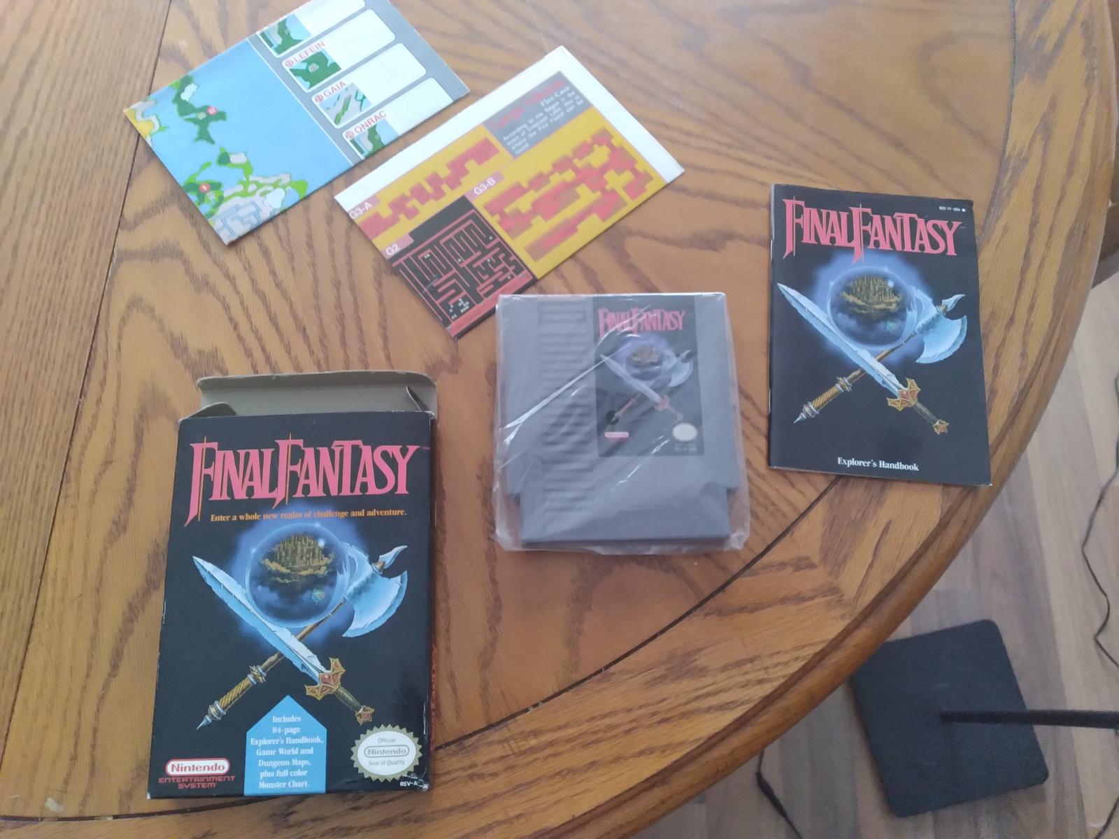 Final Fantasy | Item, Box, and Manual | NES