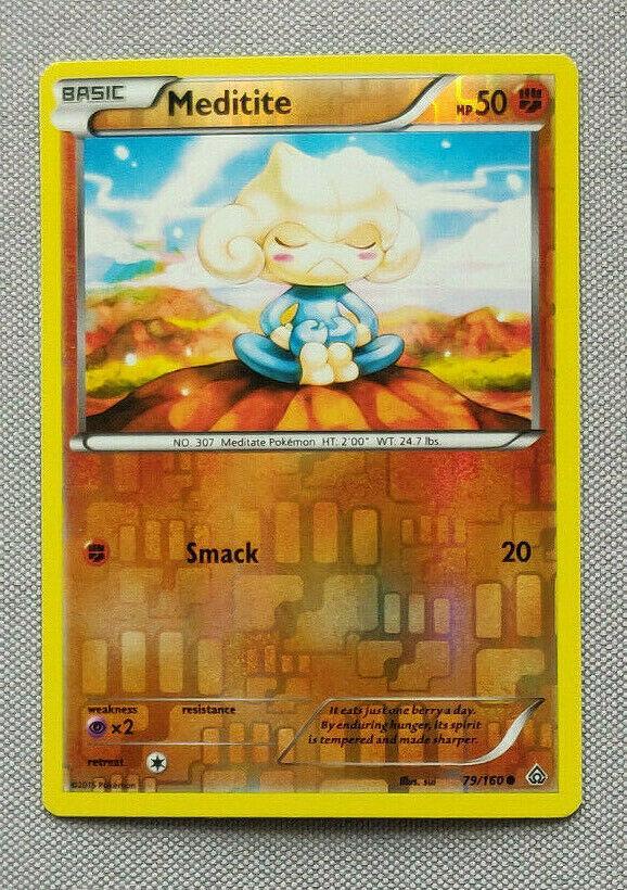 Meditite [Reverse Holo] #79 Prices | Pokemon Primal Clash | Pokemon Cards