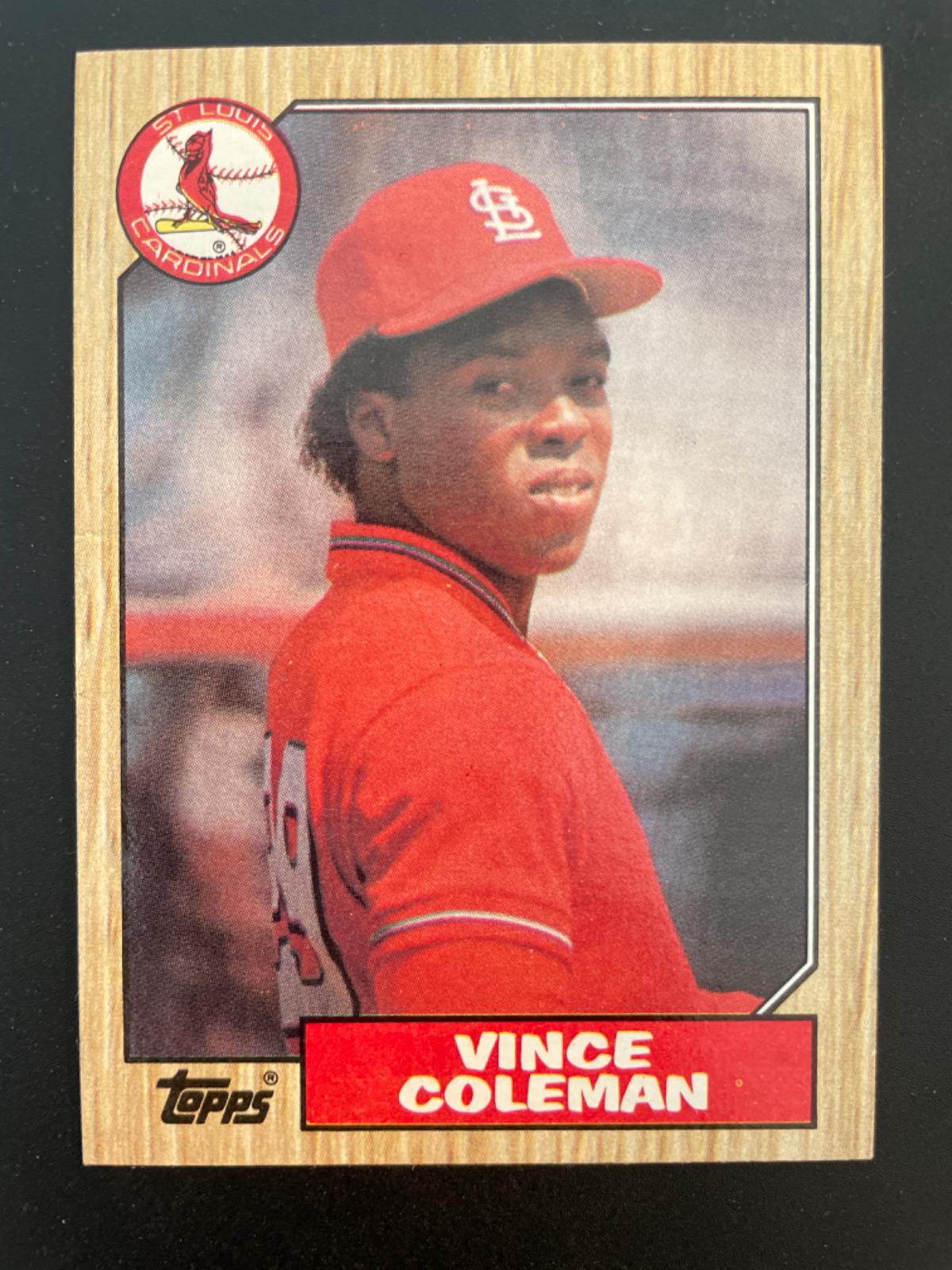 Vince Coleman | Ungraded | 1987 Topps