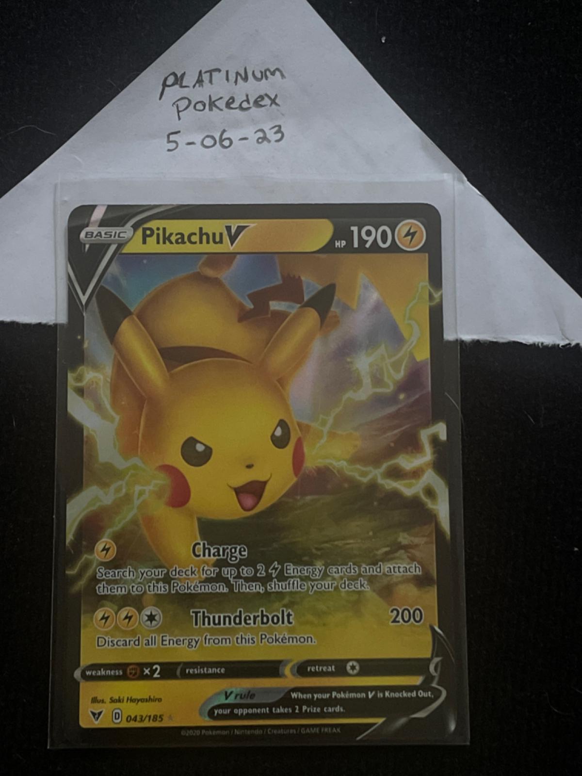 Pikachu V | Ungraded | Pokemon Vivid Voltage