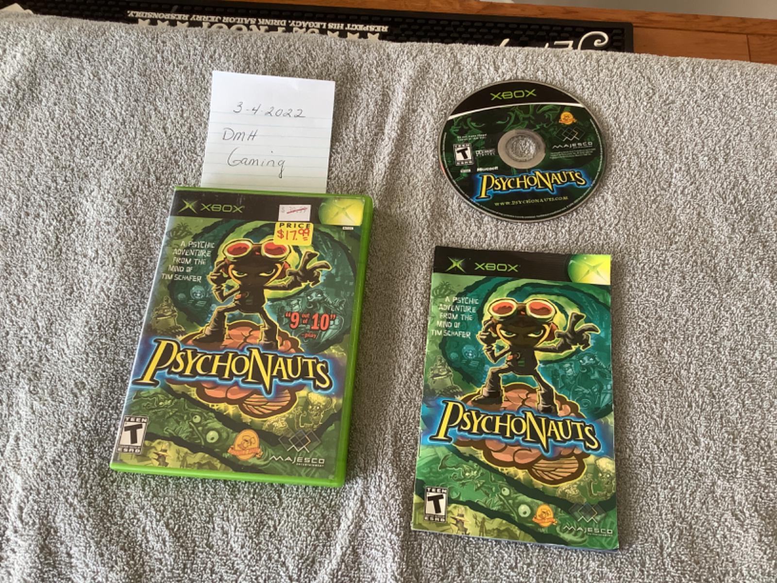Psychonauts | Item, Box, and Manual | Xbox
