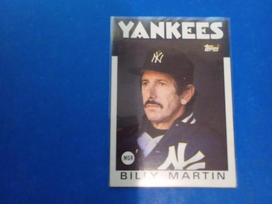 Billy Martin | Ungraded | 1986 Topps