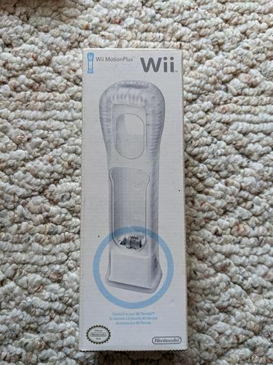 White Wii MotionPlus Adapter | New Item, Box, and Manual | Wii
