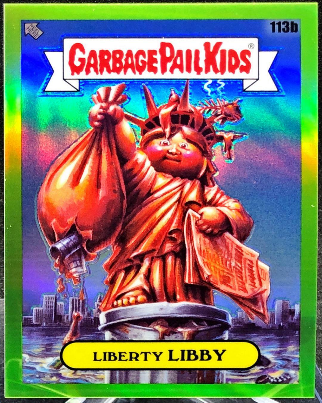 Liberty LIBBY [Green] #113b Prices | 2020 Garbage Pail Kids Chrome | GPK Cards