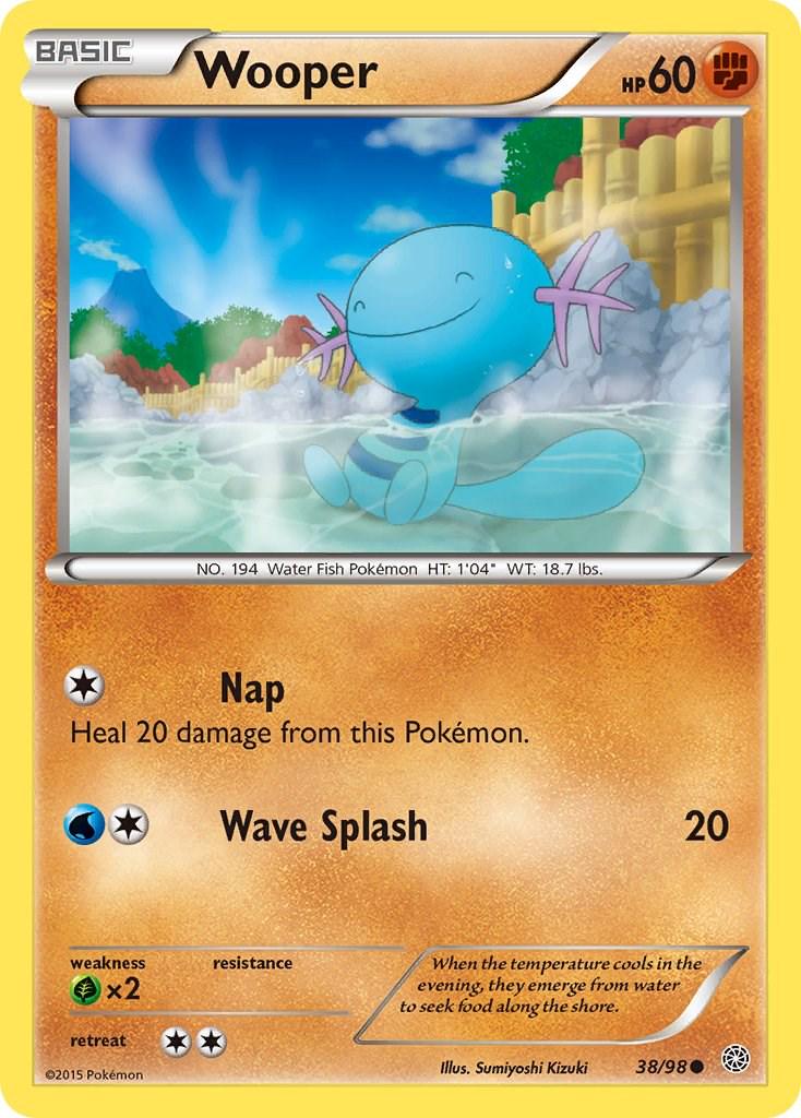 Wooper #38 Prices | Pokemon Ancient Origins | Pokemon Cards