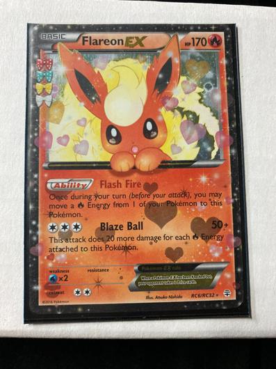 Flareon EX | Ungraded | Pokemon Generations