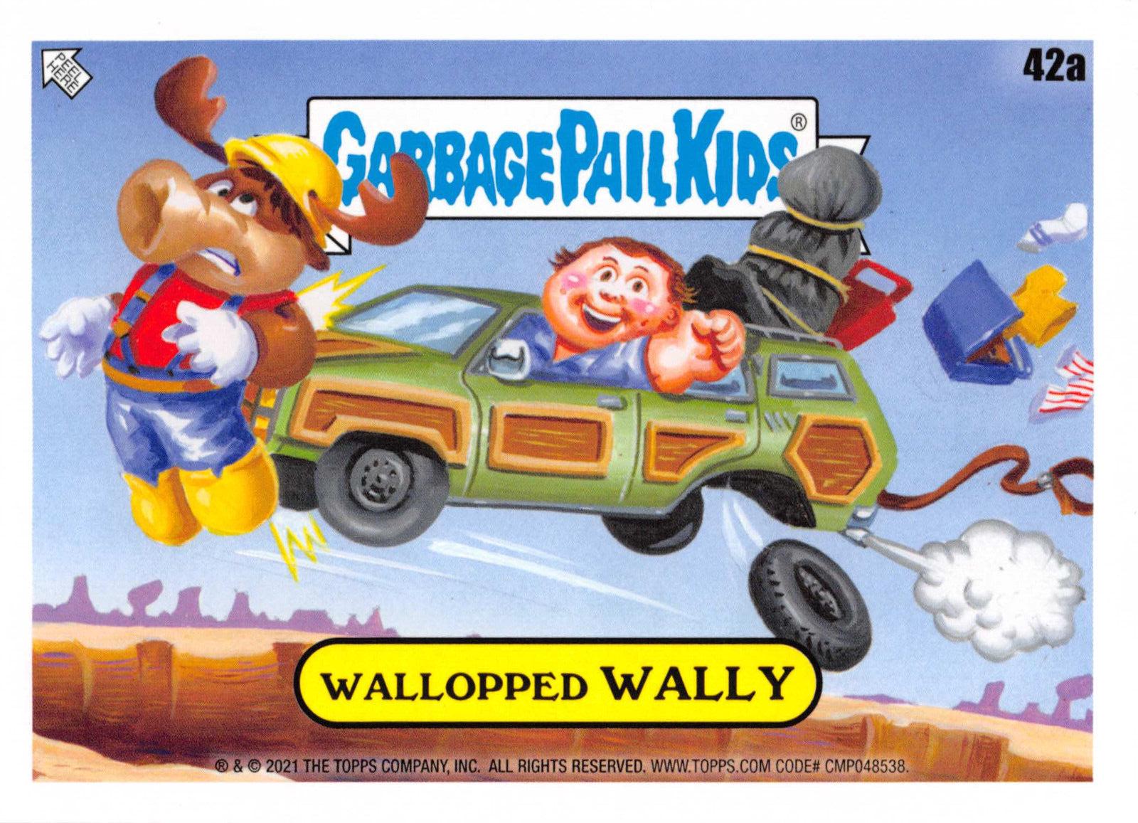 Wallopped WALLY #42a Prices | Garbage Pail Kids Go on Vacation | GPK Cards