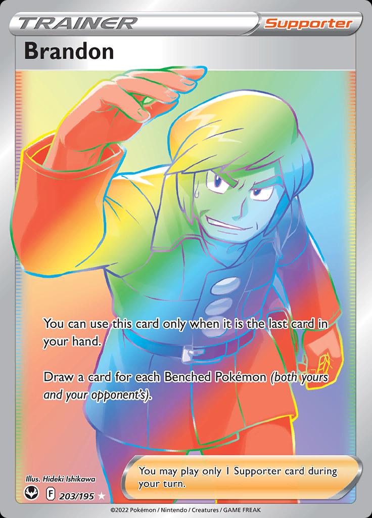 Brandon #203 Prices | Pokemon Silver Tempest | Pokemon Cards