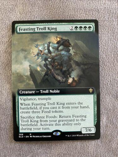 Feasting Troll King [Extended Art] Prices | Magic Throne of Eldraine | Magic Cards