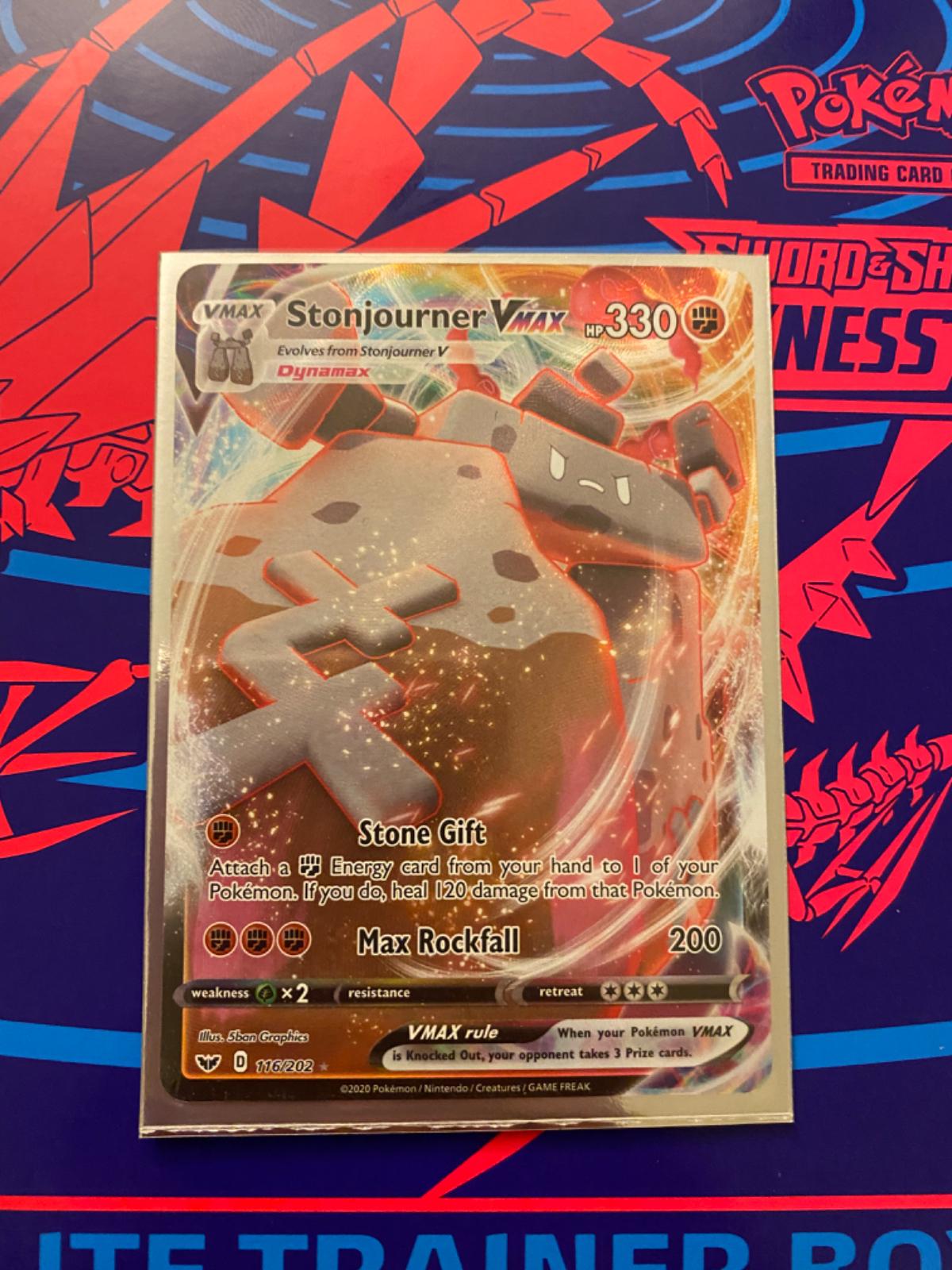 Stonjourner Vmax | Ungraded | Pokemon Sword & Shield