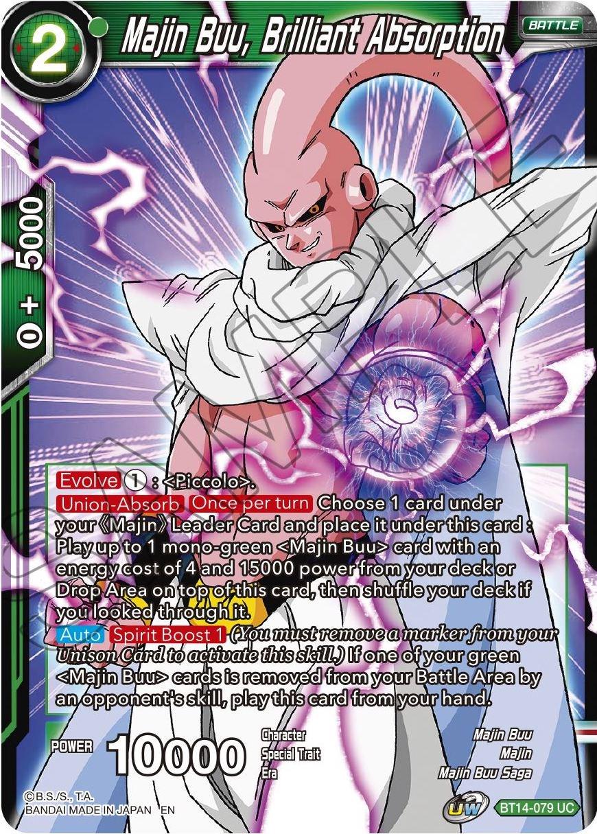 Majin Buu, Brilliant Absorption BT14-079 Prices | Dragon Ball Super Cross Spirits | Dragon Ball ...