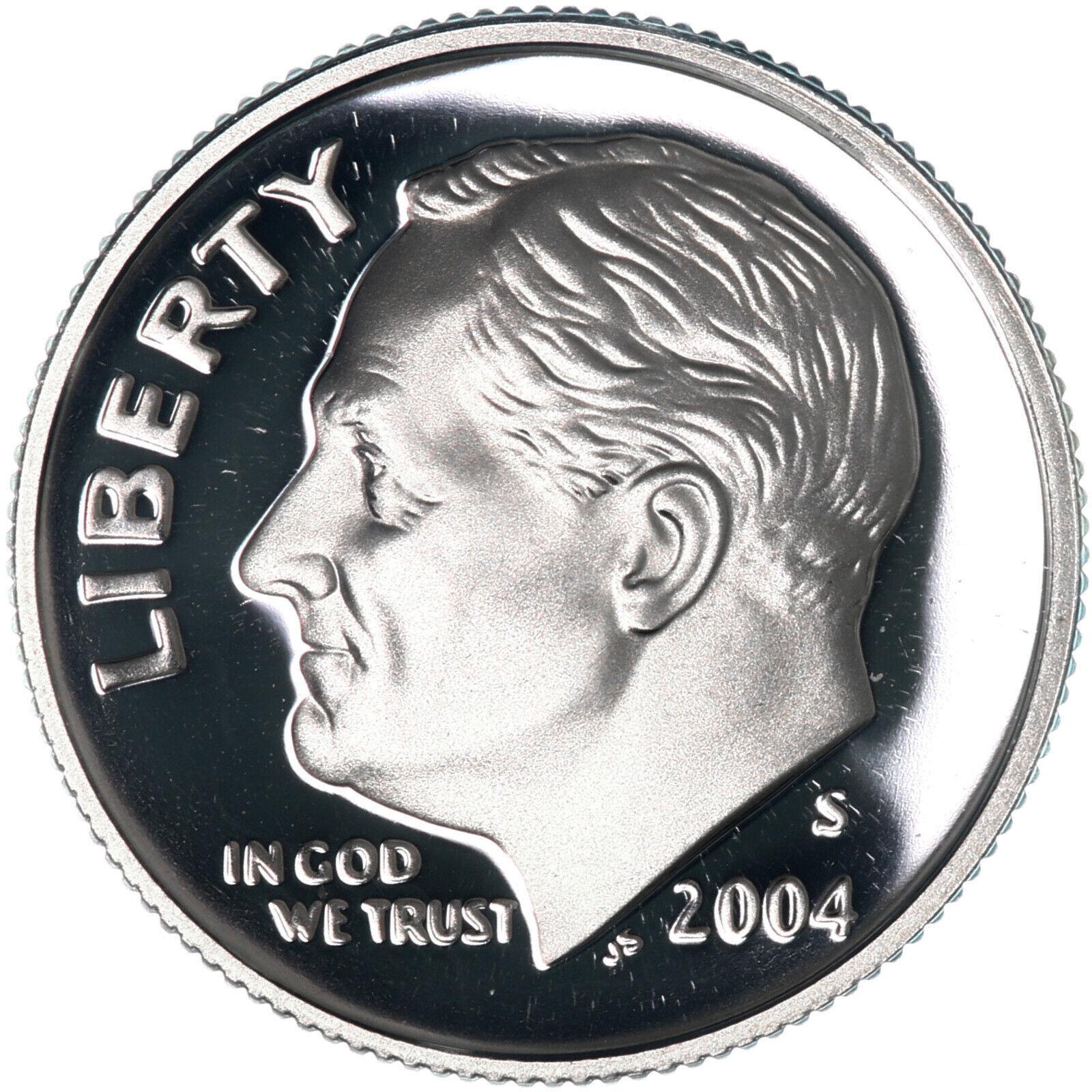 2004 S [CLAD PROOF] Roosevelt Dime Prices | Ungraded, NGC, PCGS Values