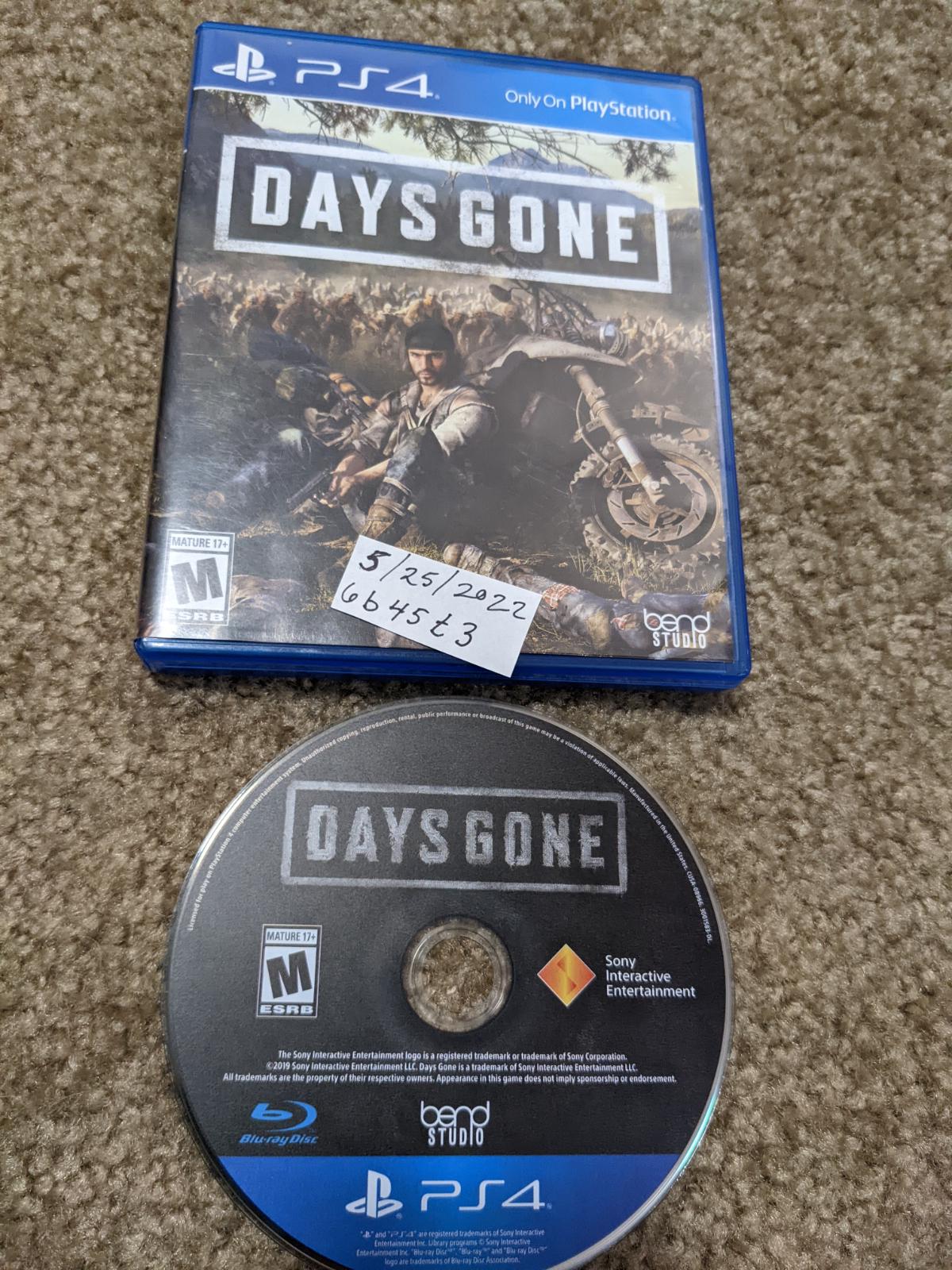 Days Gone | Item, Box, and Manual | Playstation 4