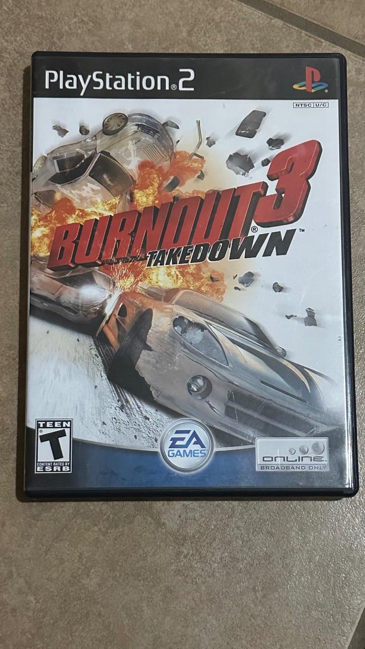 Burnout 3 Takedown | Item and Manual only | Playstation 2