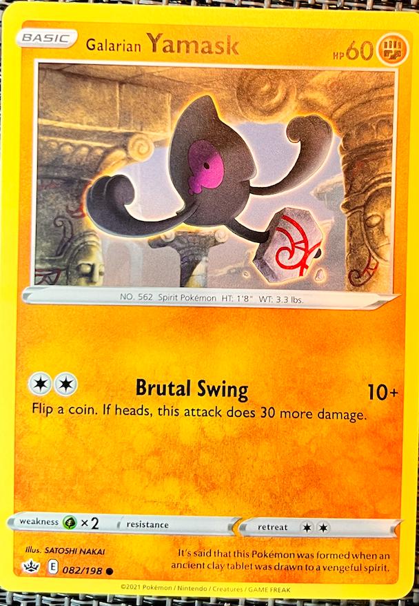 Galarian Yamask #82 Prices | Pokemon Chilling Reign | Pokemon Cards