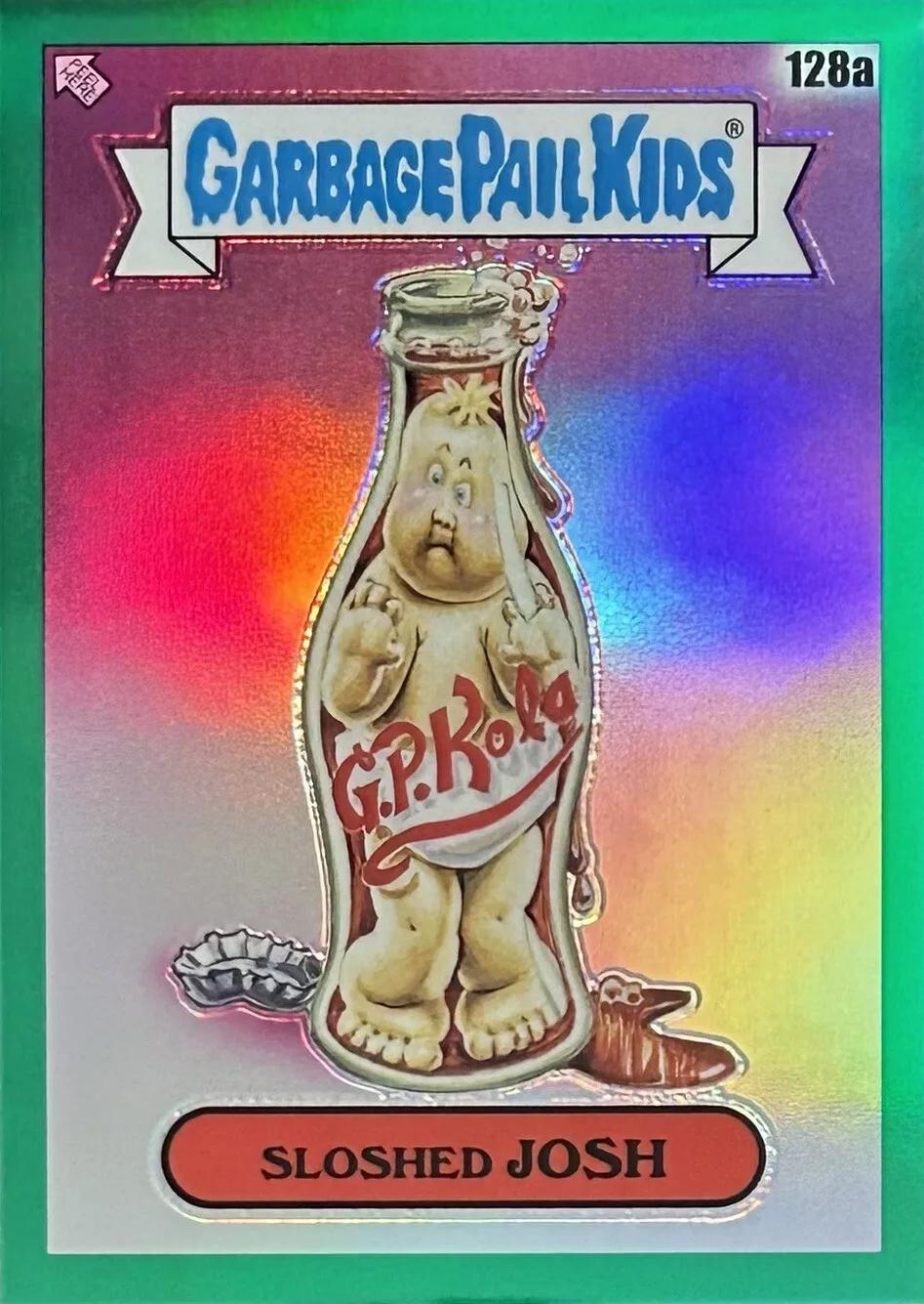 SLOSHED JOSH [Green] #128a Prices | 2021 Garbage Pail Kids Chrome | GPK ...