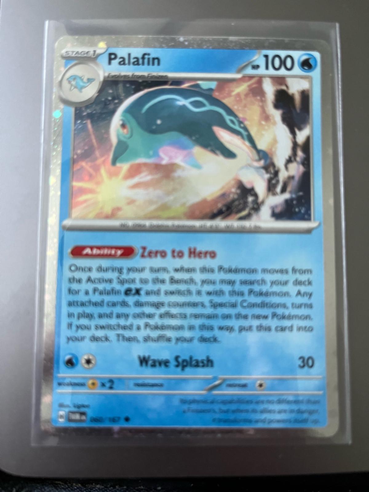 Preços de Palafin [Cosmos Holo] #60 | Pokemon Twilight Masquerade ...