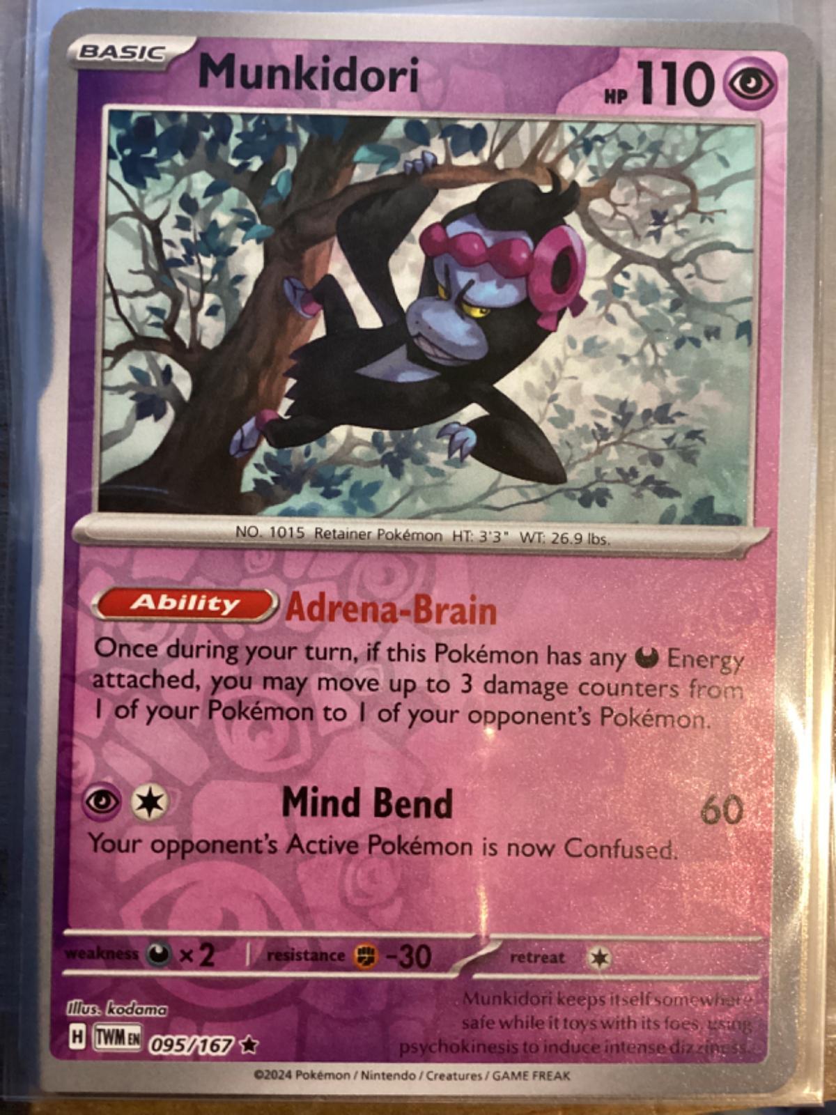 Munkidori [Reverse Holo] #95 Prices | Pokemon Twilight Masquerade ...