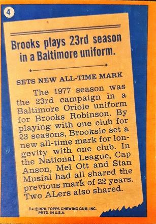 Brooks Robinson #4 Prices | 1978 Topps | Baseball Cards