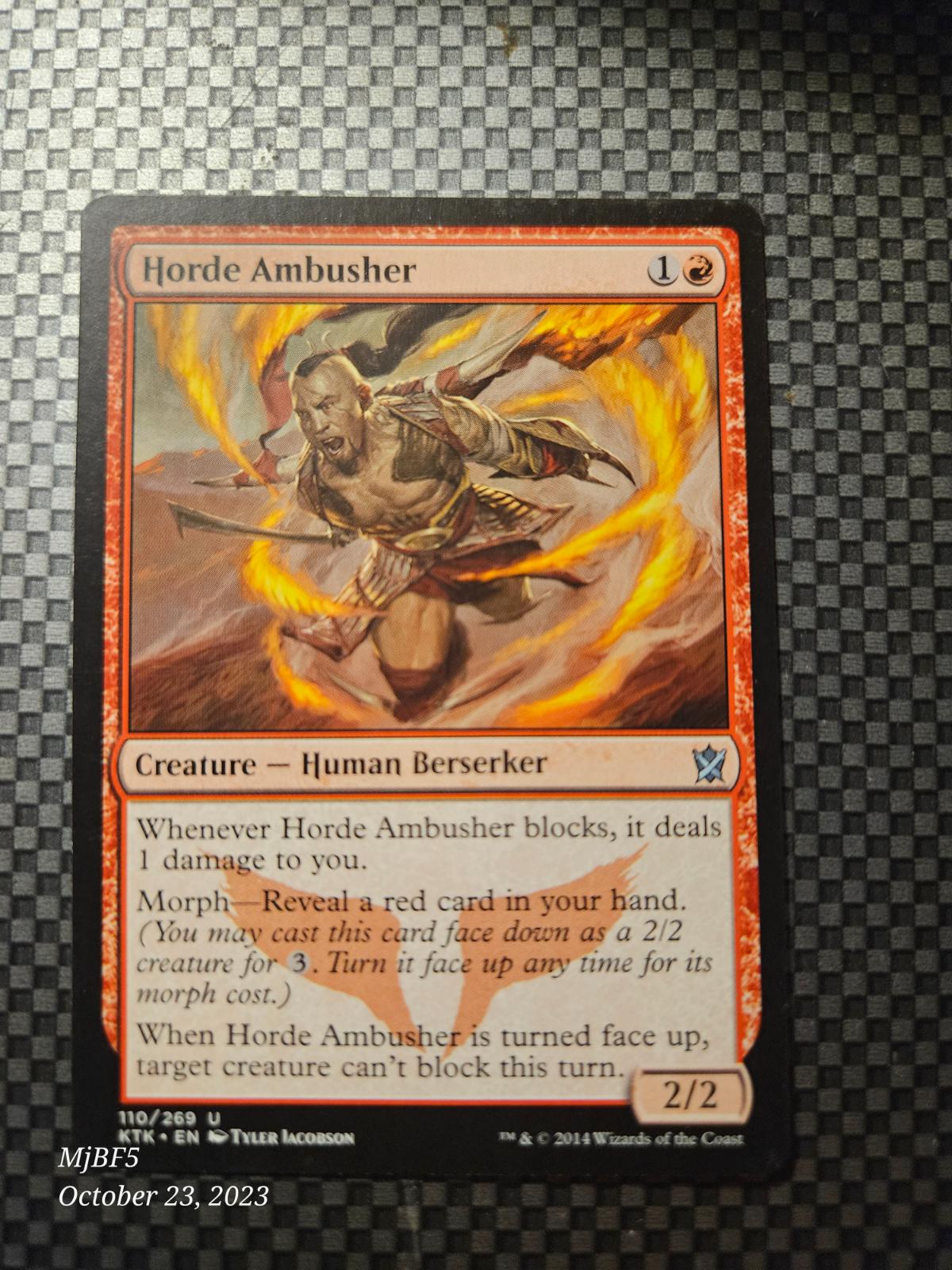 Horde Ambusher | Ungraded | Magic Khans of Tarkir