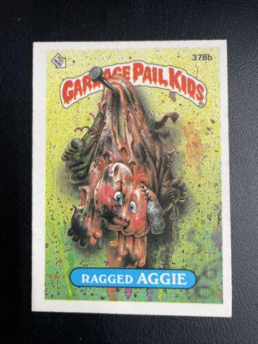 Ragged AGGIE #378b Prices | 1987 Garbage Pail Kids | GPK Cards