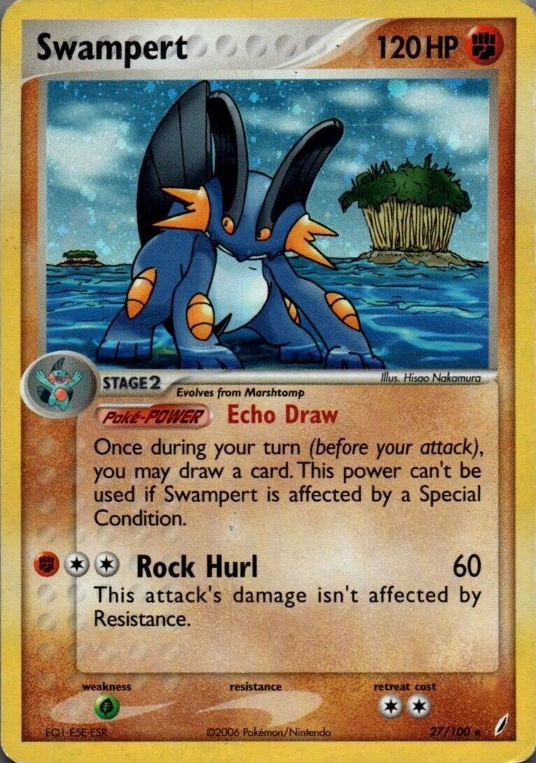 Swampert [Holo] #27 Prices | Pokemon Crystal Guardians | Pokemon Cards