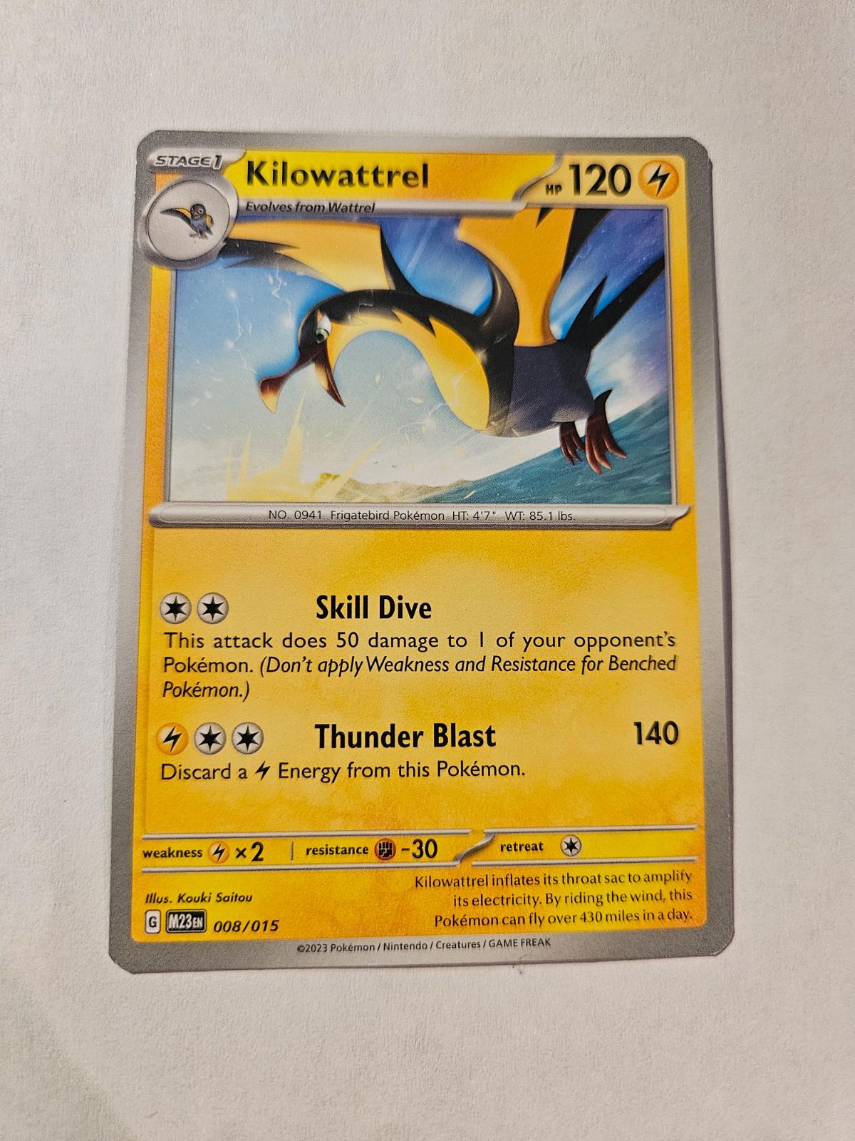 Kilowattrel | Ungraded | Pokemon McDonalds 2023