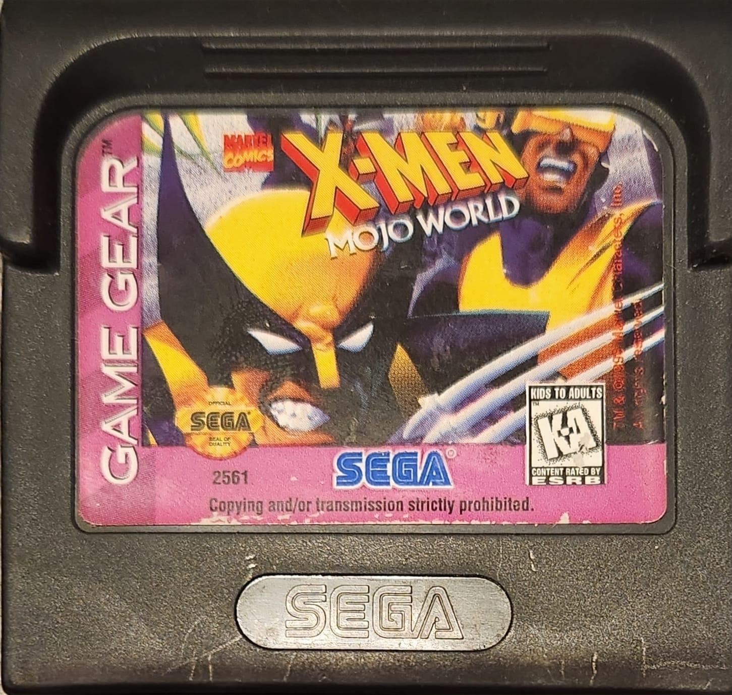 X-Men Mojo World | Item only | Sega Game Gear