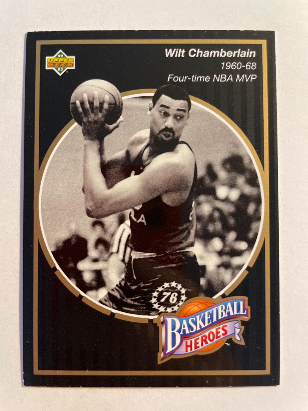 Wilt Chamberlain | Ungraded | 1992 Upper Deck Wilt Chamberlain Heroes