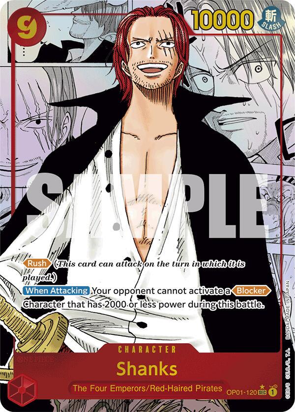 Shanks [Manga PRB-01] OP01-120 Prices | One Piece Romance Dawn | One ...