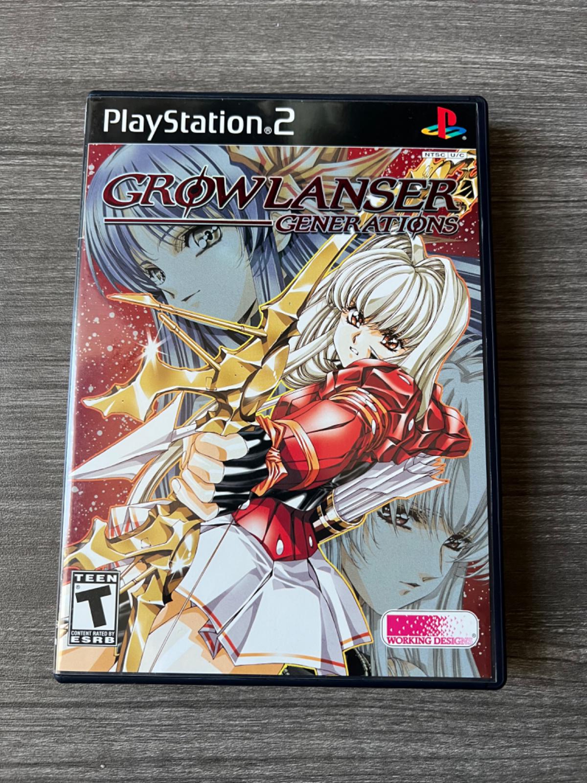 Growlanser: Generations | Item, Box, and Manual | Playstation 2