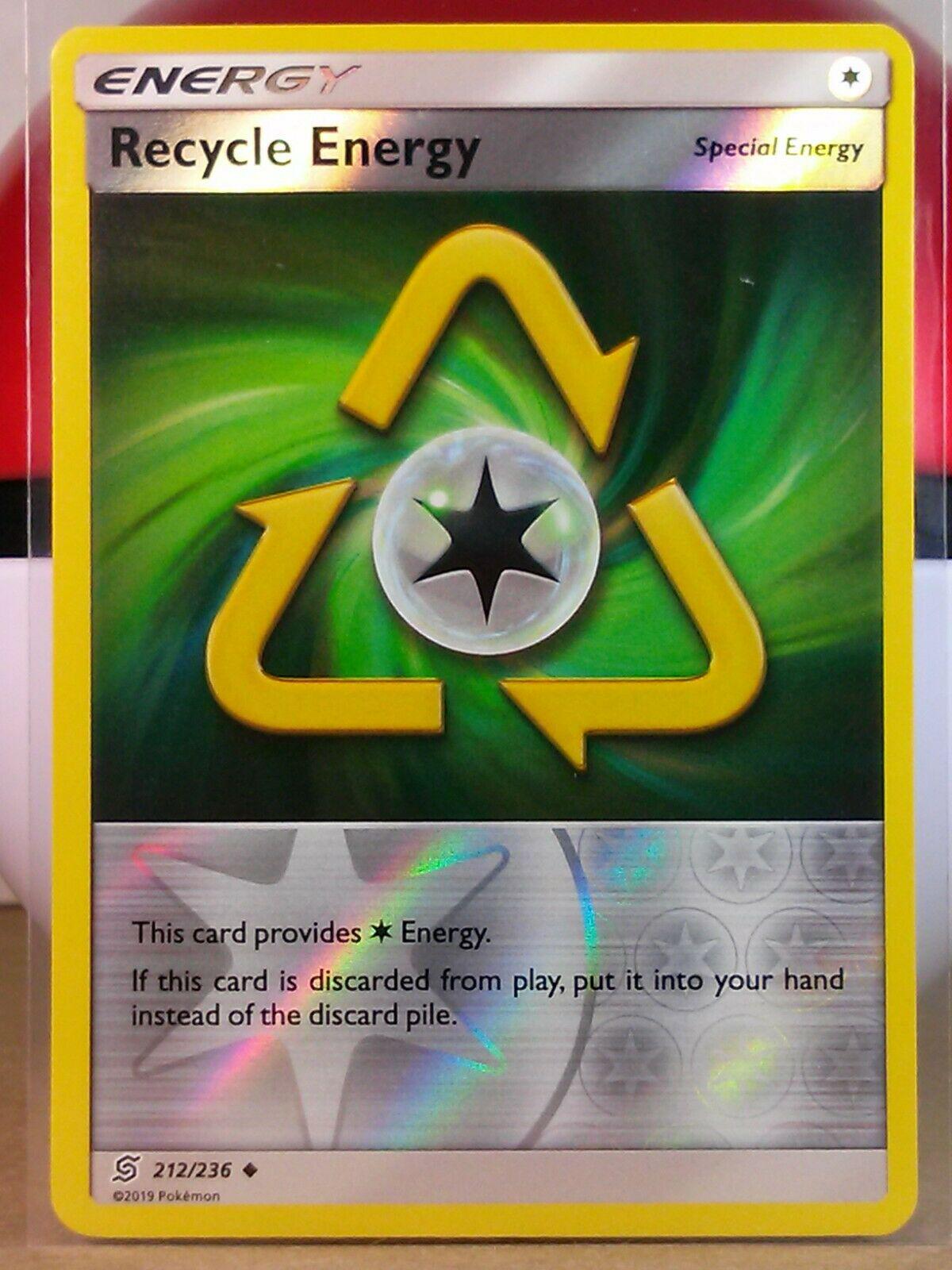Recycle Energy [Reverse Holo] #212 Prices | Pokemon Unified Minds ...