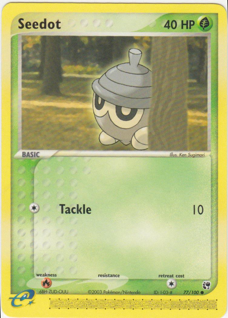 Seedot #77 Prices | Pokemon Sandstorm | Pokemon Cards