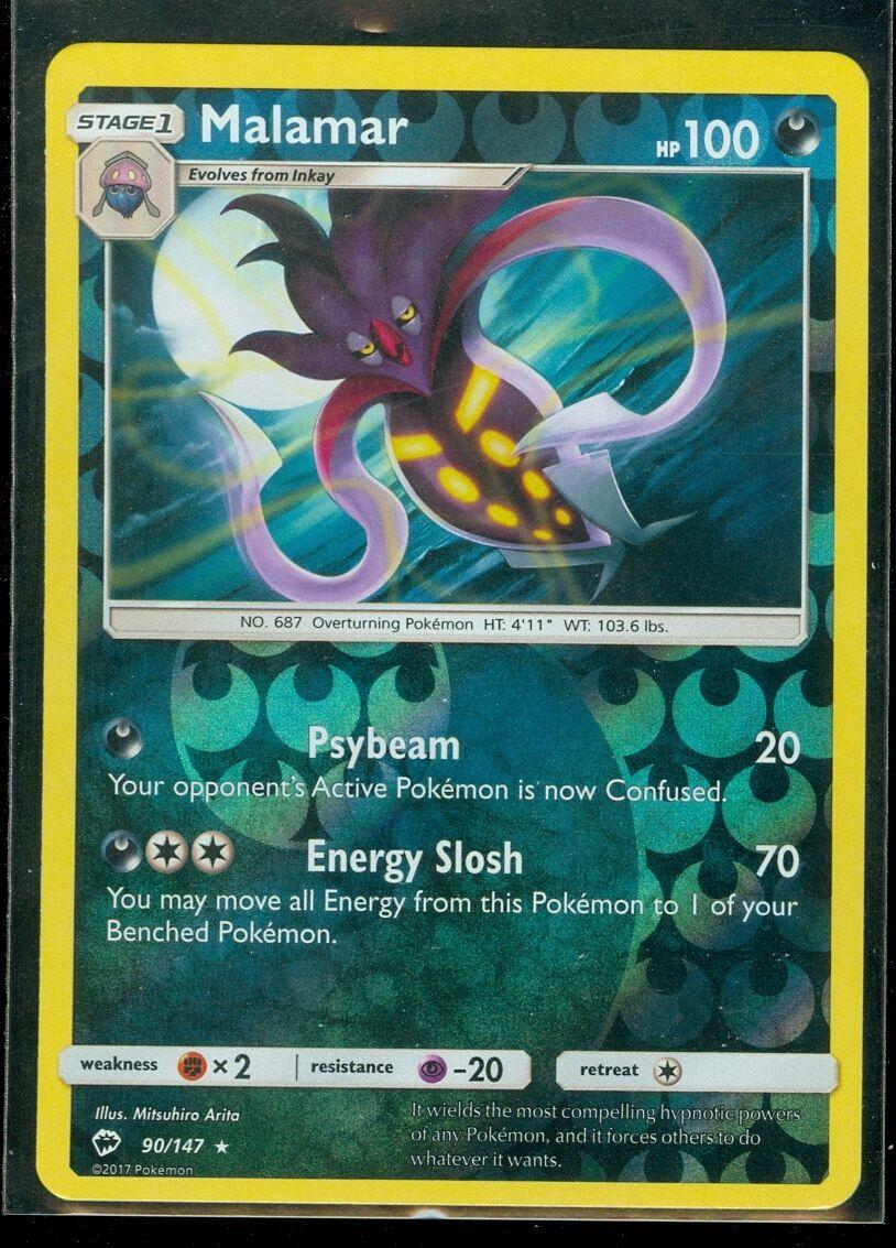 Malamar [Reverse Holo] #90 Prices | Pokemon Burning Shadows | Pokemon Cards