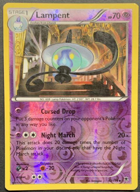 Lampent [Reverse Holo] #42 Prices | Pokemon Phantom Forces | Pokemon Cards