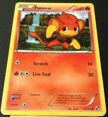 Pansear #21 Prices | Pokemon Black & White | Pokemon Cards