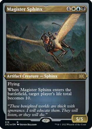 Magister Sphinx [Foil Etched] Prices | Magic Double Masters 2022 ...