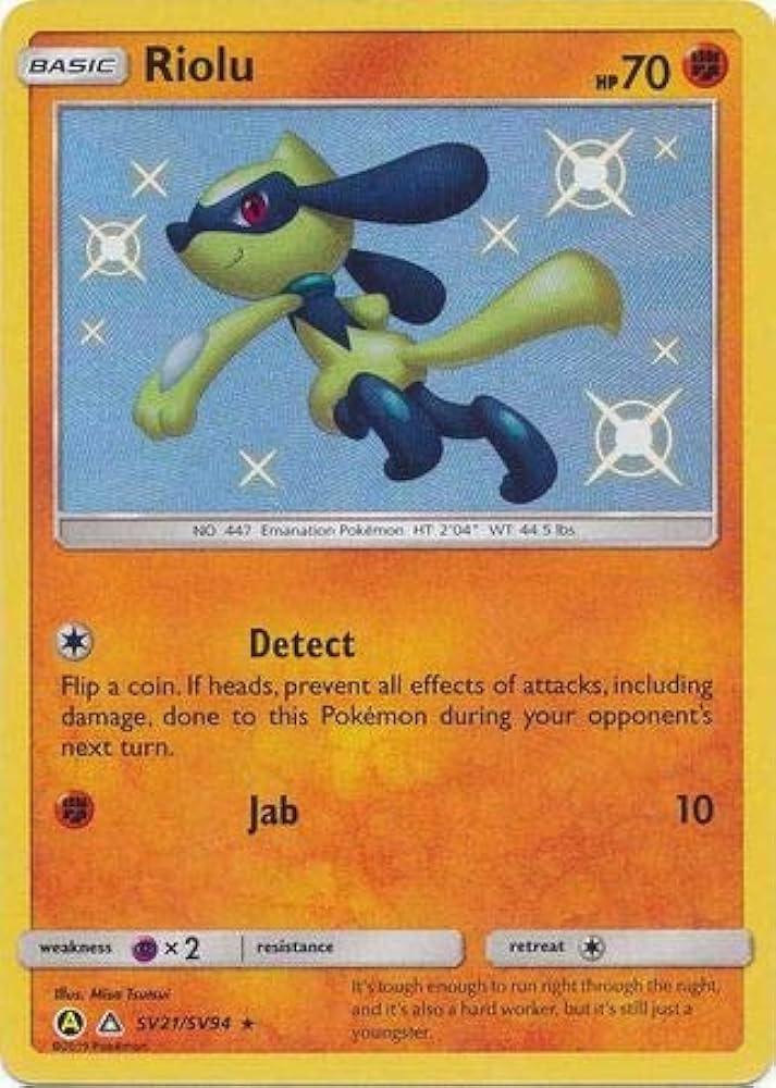 Riolu #SV21 Prices | Pokemon Hidden Fates | Pokemon Cards