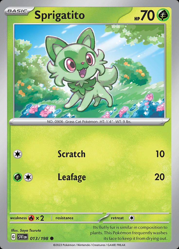 Sprigatito #13 Prices | Pokemon Scarlet & Violet | Pokemon Cards