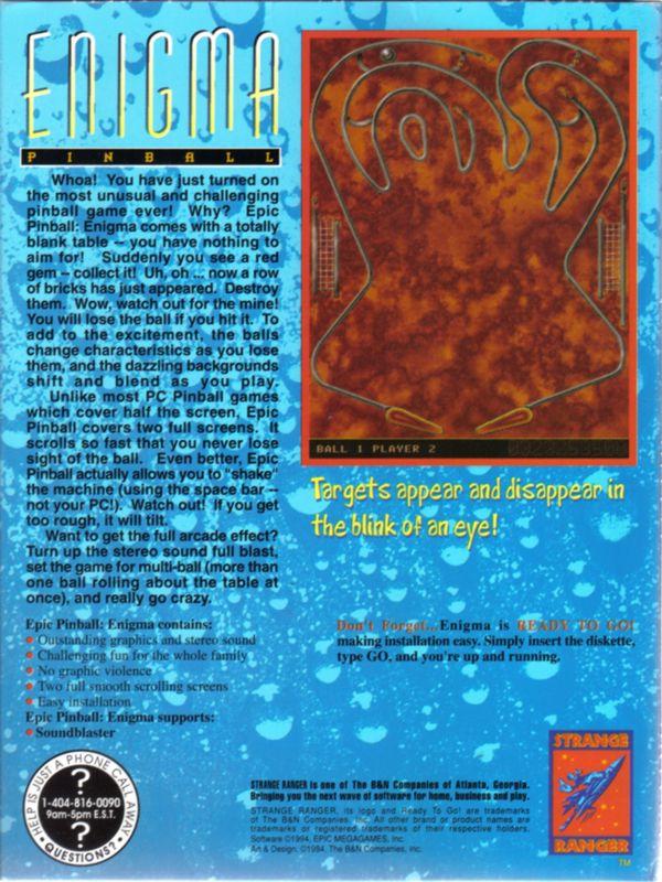 Enigma Pinball Prices PC Games | Compare Loose, CIB & New Prices