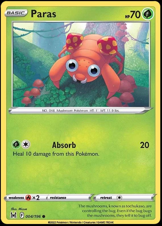 Paras #4 Prices | Pokemon Lost Origin | Pokemon Cards