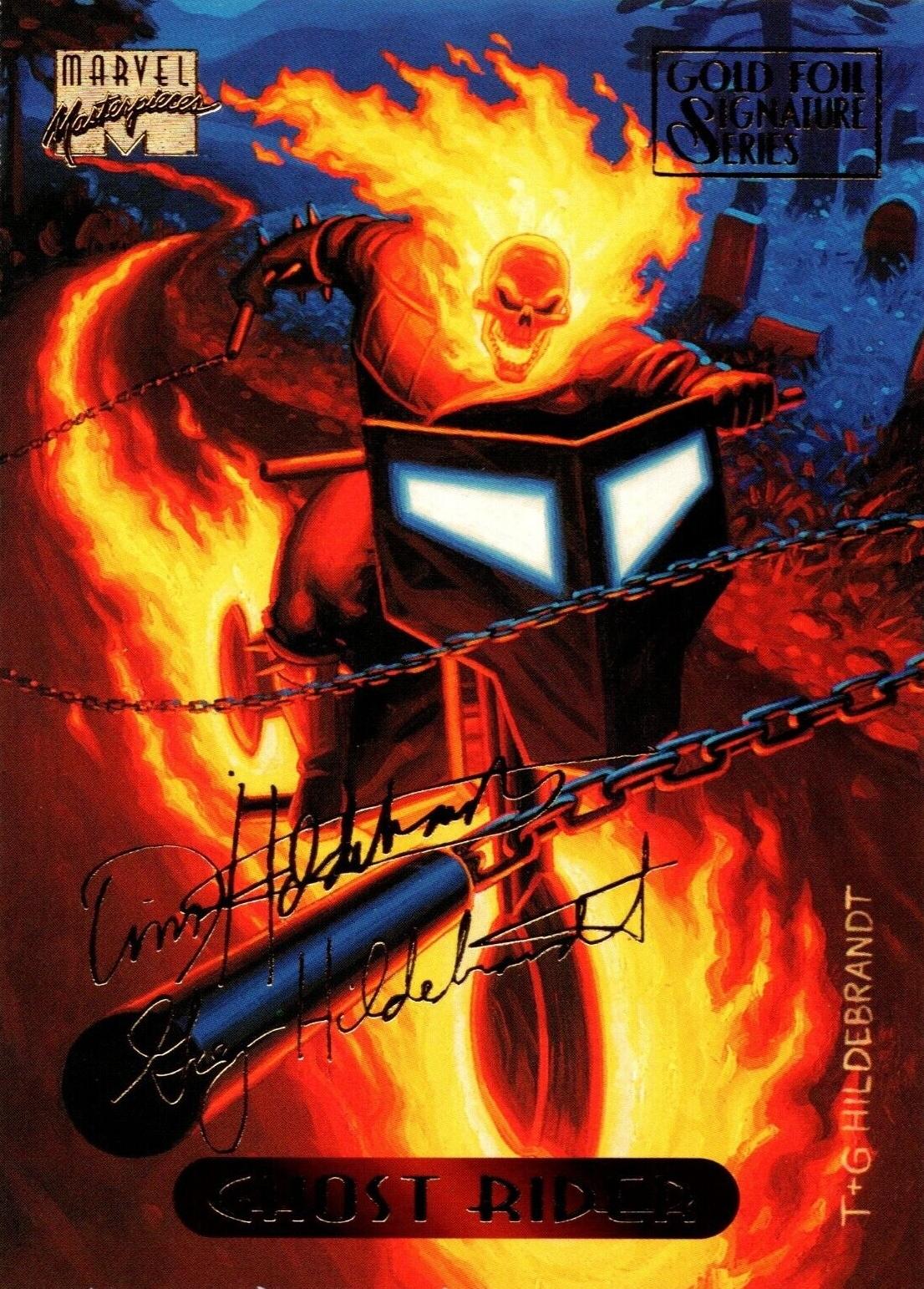 Ghost Rider [Gold Foil Signature] #42 Prices | Marvel 1994 Masterpieces ...