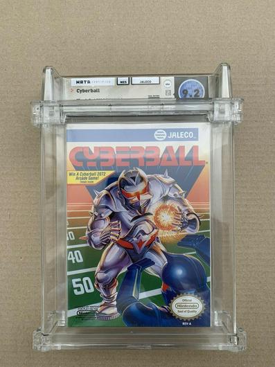 Cyberball | Graded Item, Box, and Manual | NES