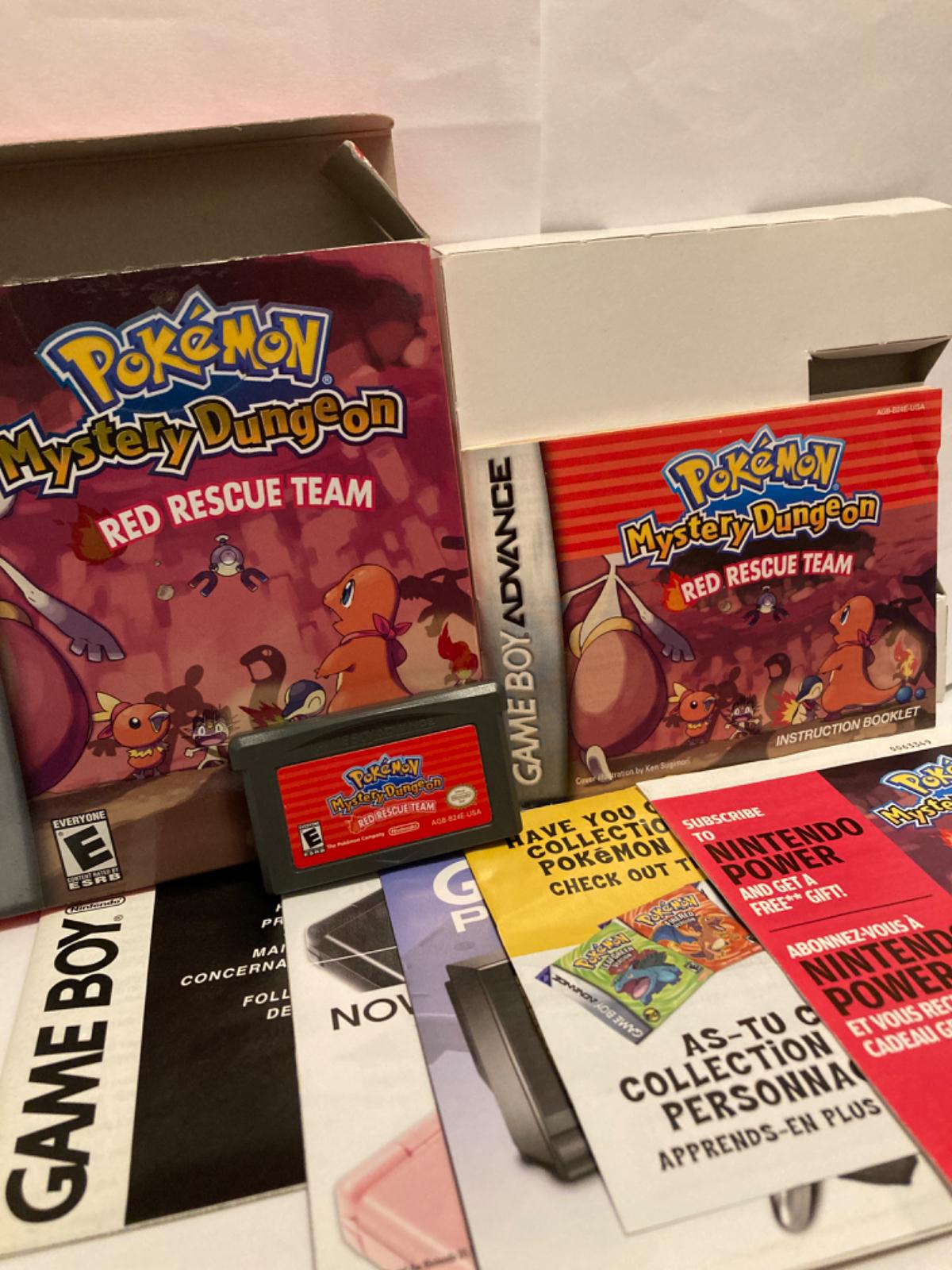 Pokemon Mystery Dungeon Red Rescue Team | Item, Box, and Manual ...